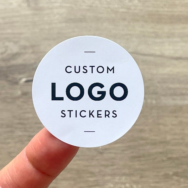 Custom Logo Stickers - Etsy