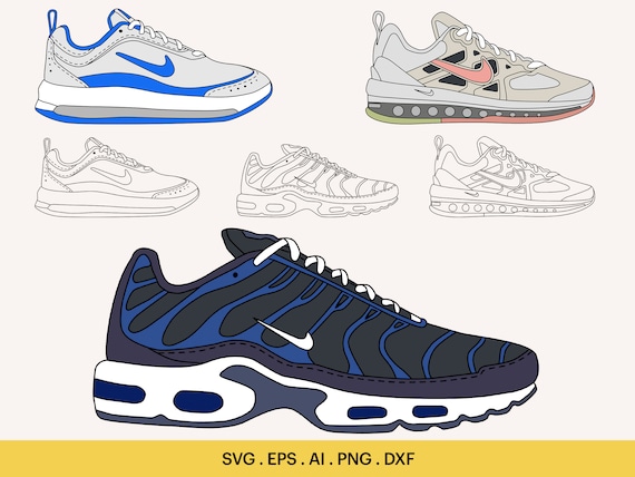 Sneakers N Svg Bundle Sneakers Bundle Png Classic Men | Etsy