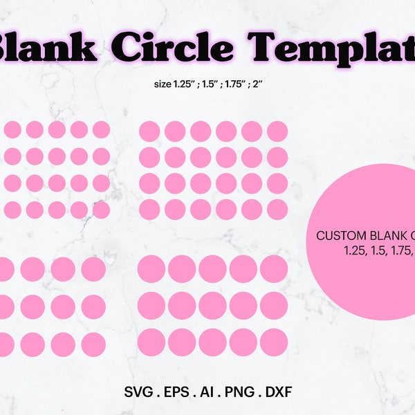 1.75 Circle Template - Etsy