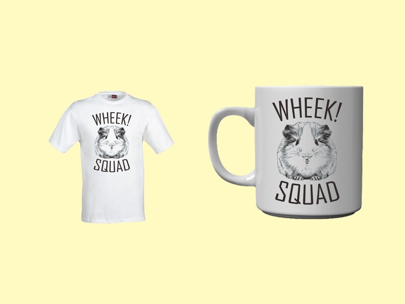 Wheek Squad SVG Guinea Pig Design Svg Guinea Pig Pets - Etsy