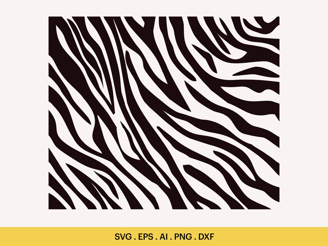 Tiger Print SVG Tiger Patern Svg for Cricut Tiger is the New - Etsy