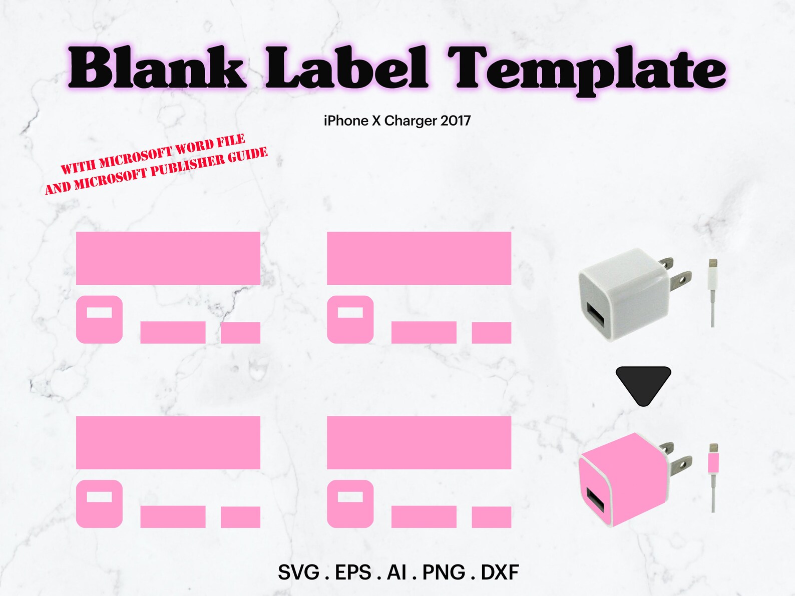 Iphone™ Charger Wrapper Template SVG Phone Charger Wrapper - Etsy