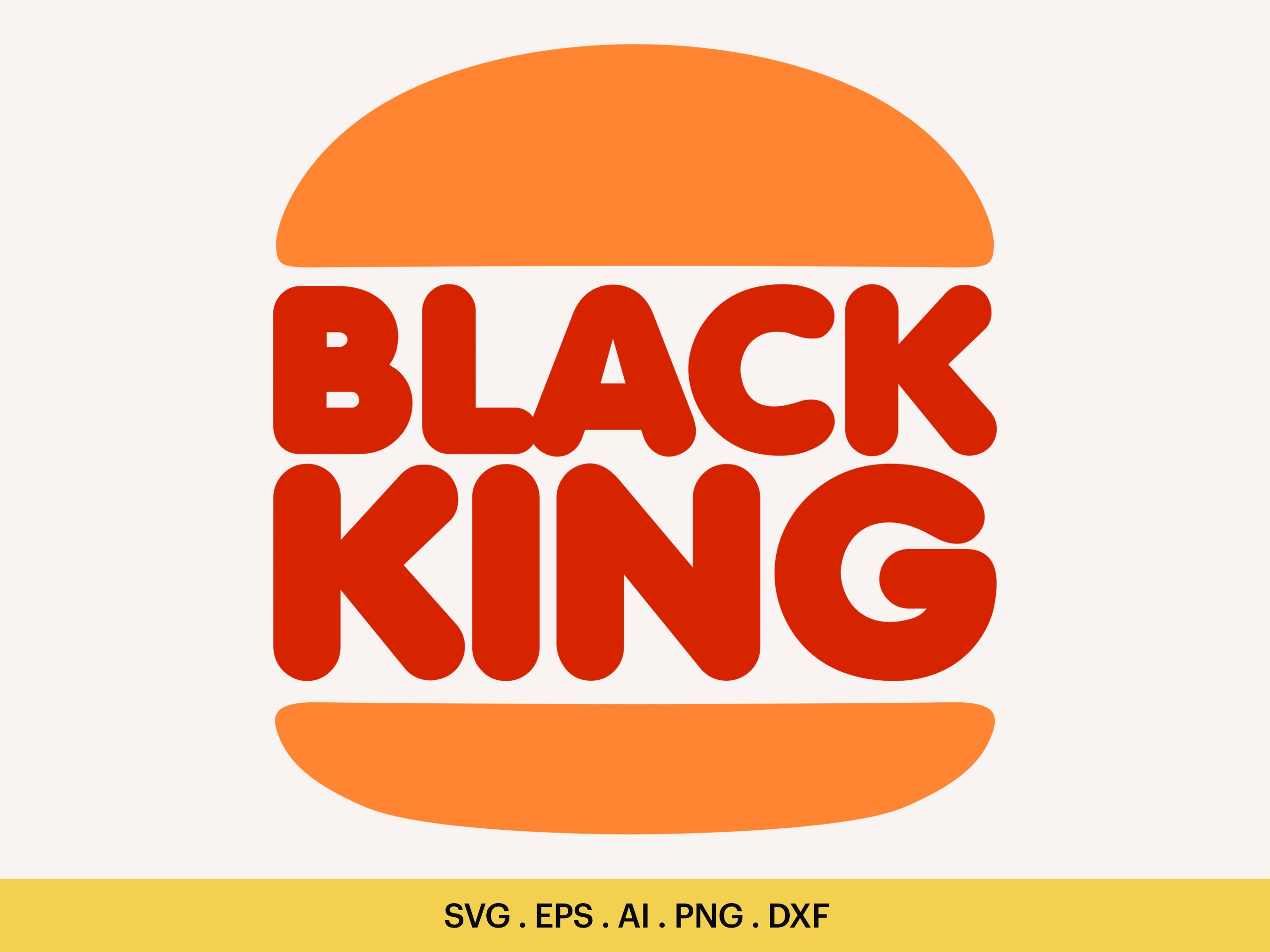 Black King SVG, Black King Burger Svg, Black King Cutting Files, BLM ...