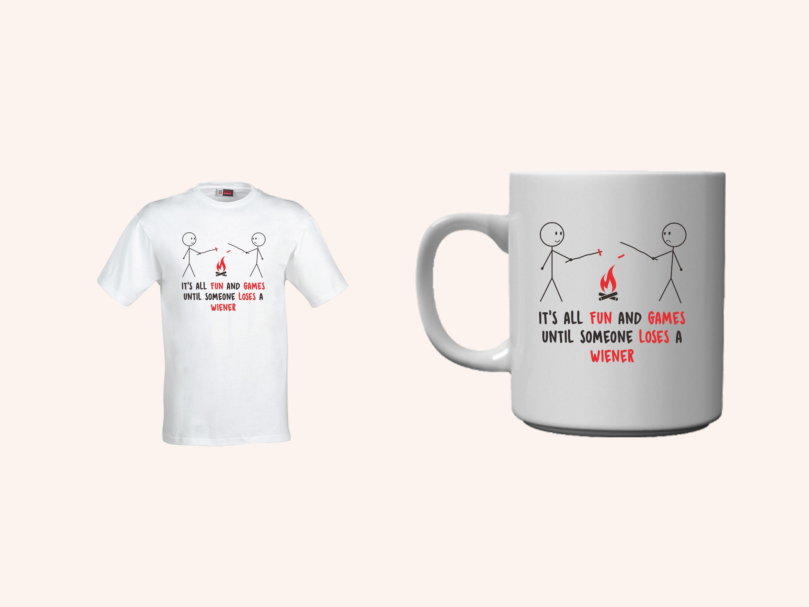 It's All Fun and Games Until Someone Loses A Wiener Svg, Stickman Funny ...