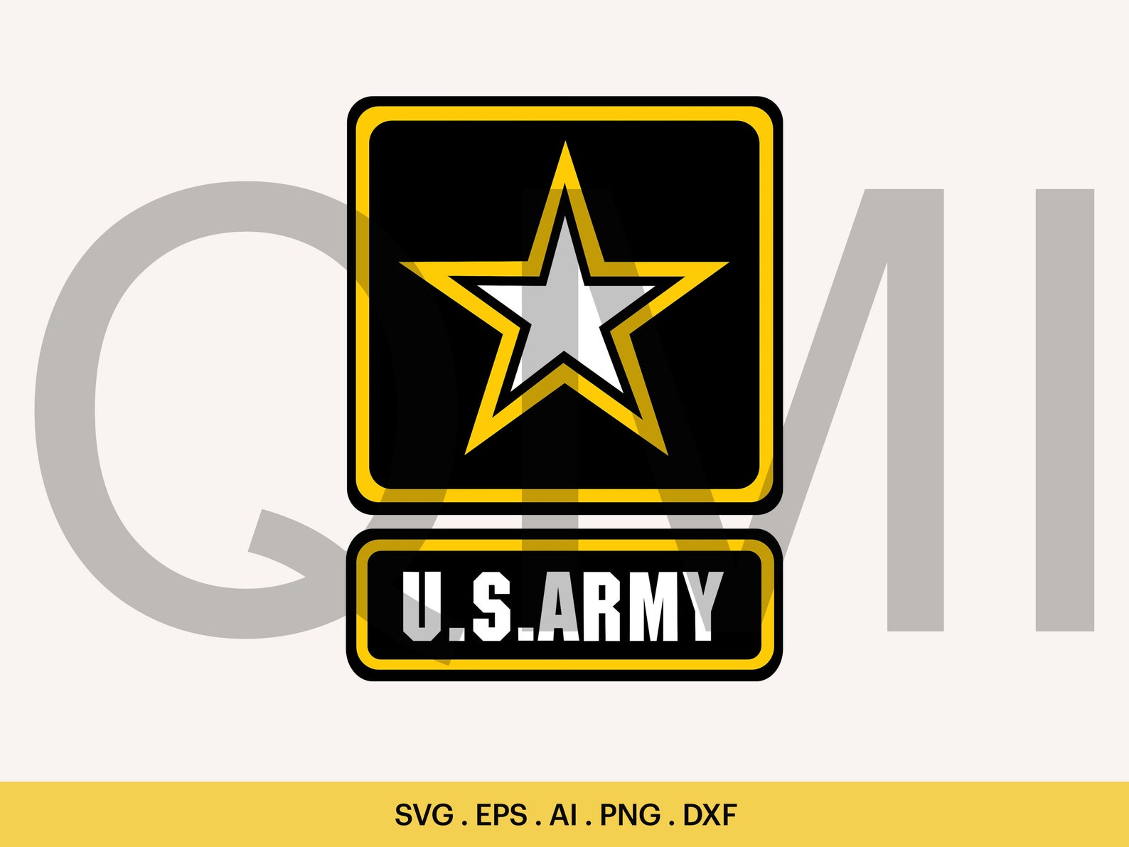 US Army Logo Svg Army Strong Logous Army Family With Logo - Etsy