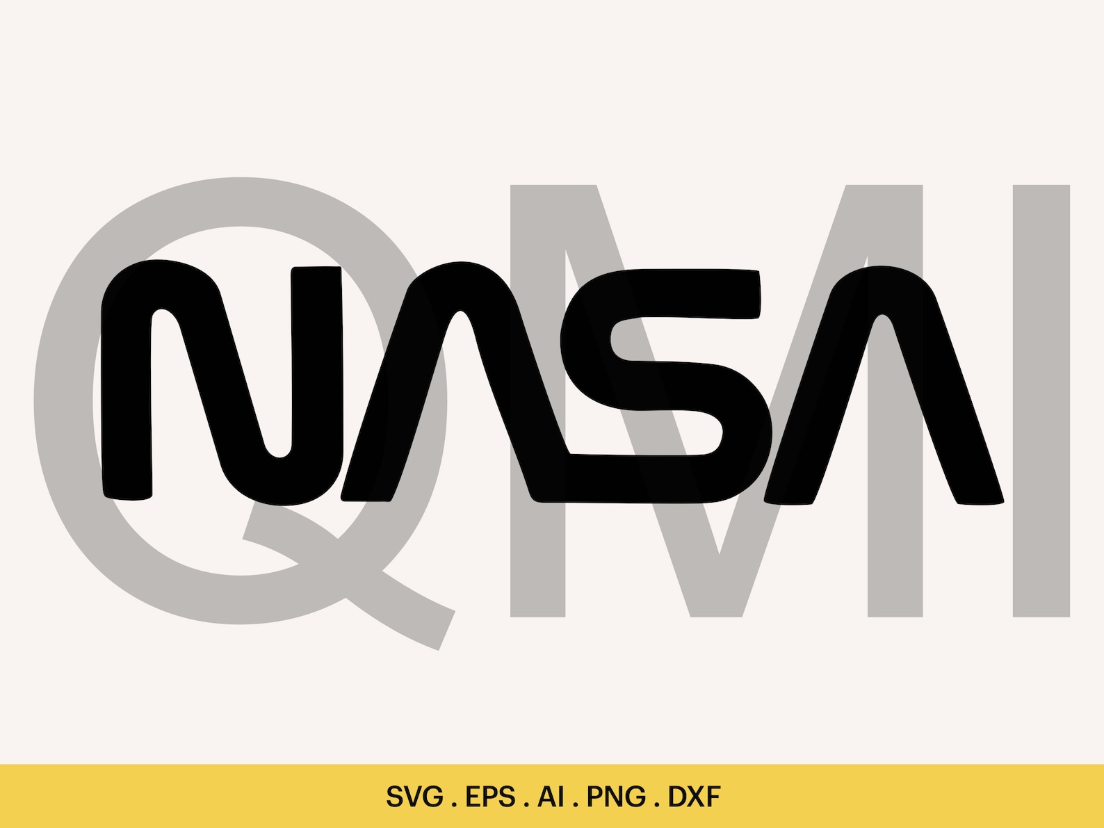 Nasa Logo SVG, Nasa Design Svg, Nasa for Cutting Files, Nasa Silhouette ...