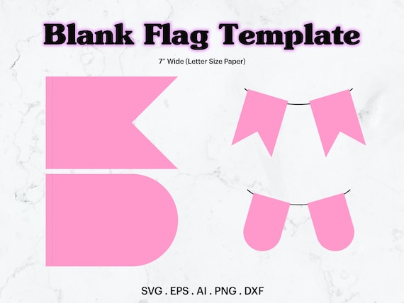 Flag Blank Template SVG Custom Flag Template. Blank Canvas | Etsy