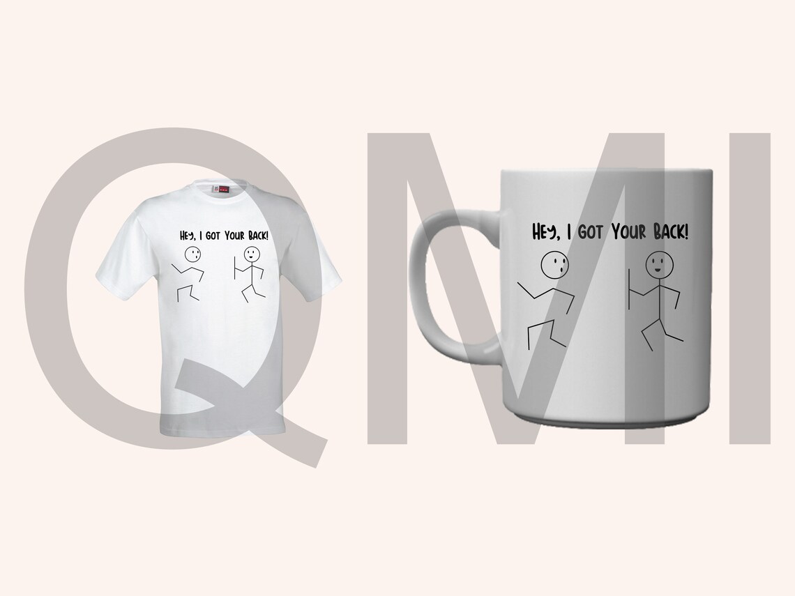 Hey I Got Your Back Svg Stickman Funny Quotes Png Stickman - Etsy