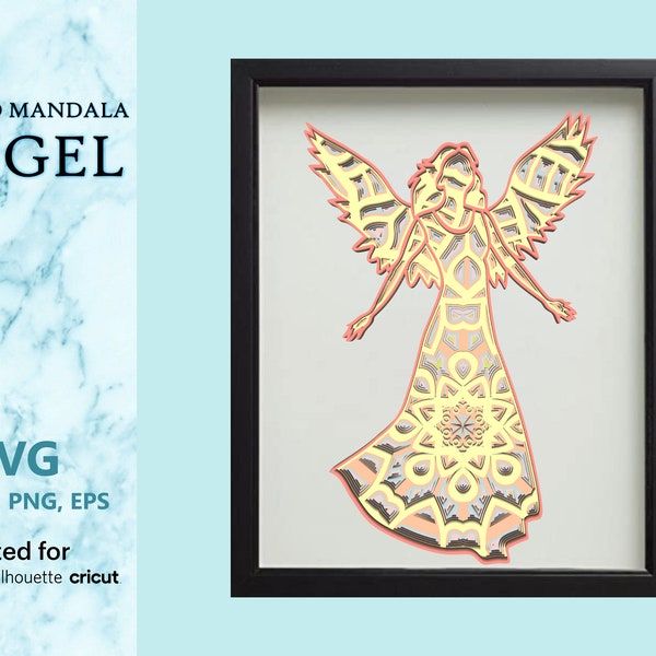 Angel Svg - Etsy