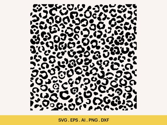 Leopard Print SVG Leopard Patern Svg for Cricut Leopard is | Etsy