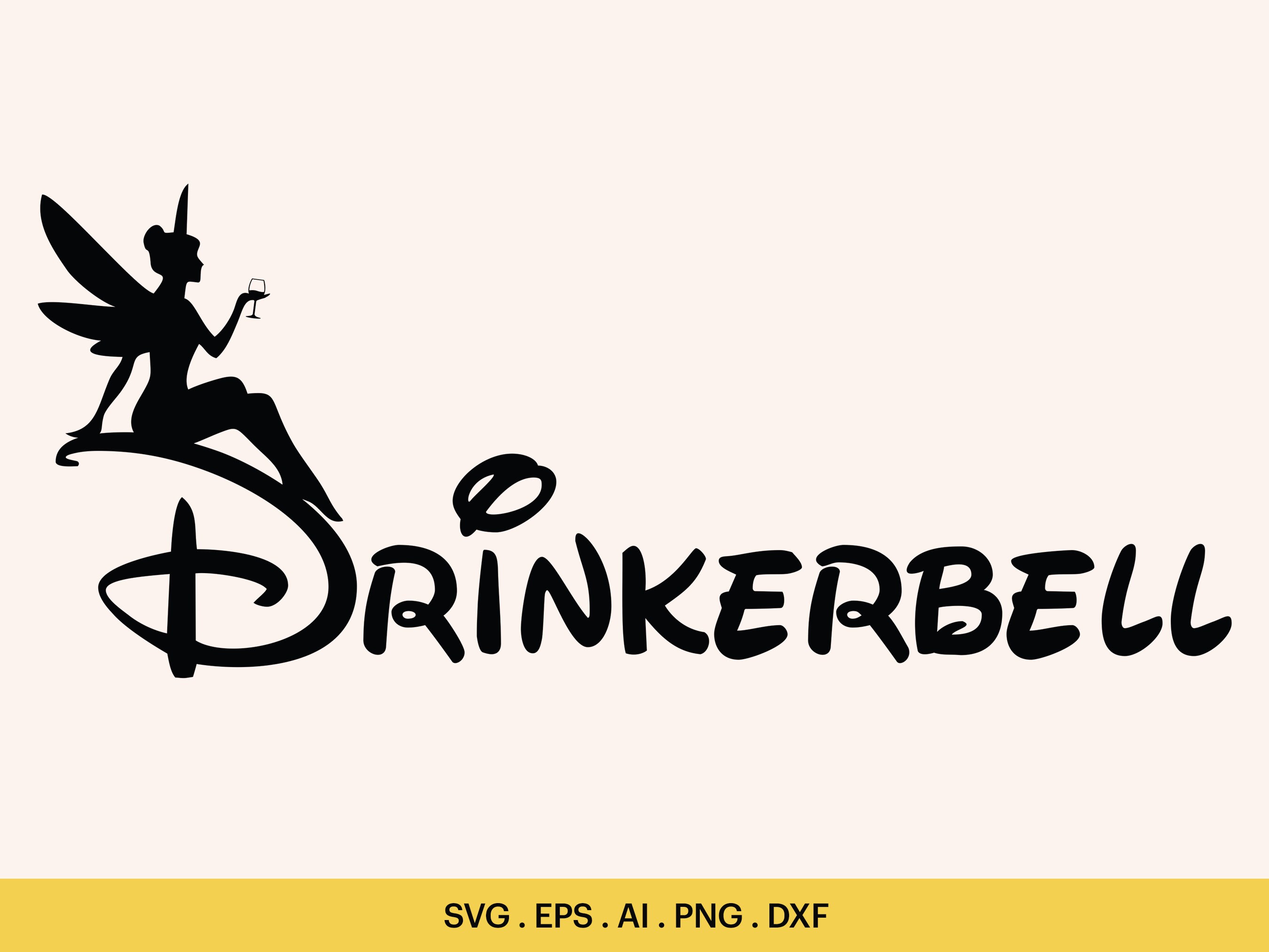 Drinkerbell SVG Drinker Bell SVG Gift Box for Beer Drinker - Etsy