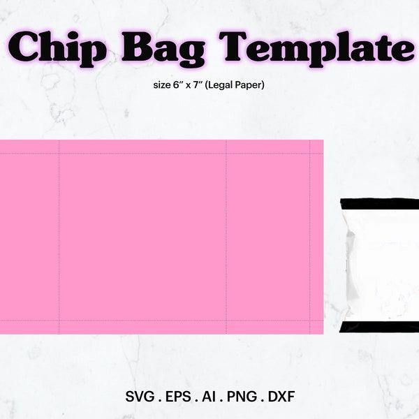 Potato Chip Bag Clip Svg - Etsy