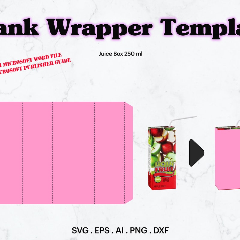 Juice Box Wrapper - Etsy