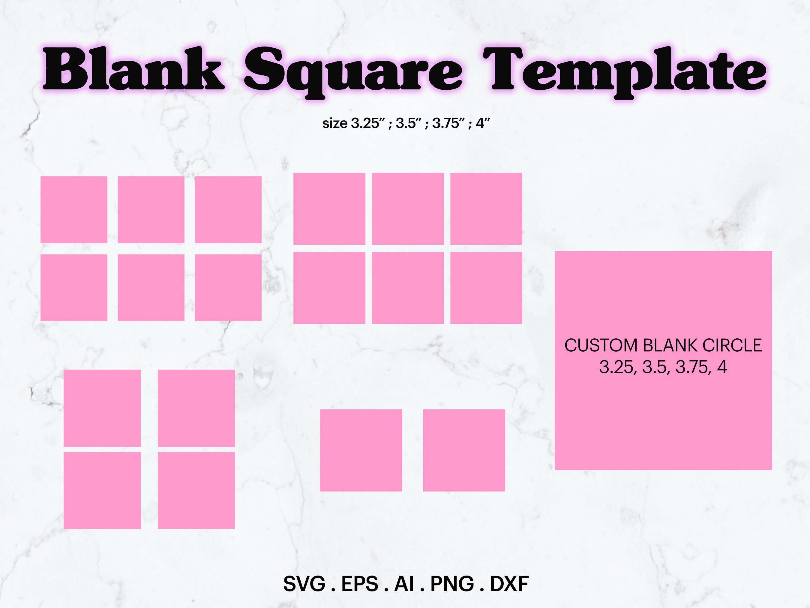 Square Label Template