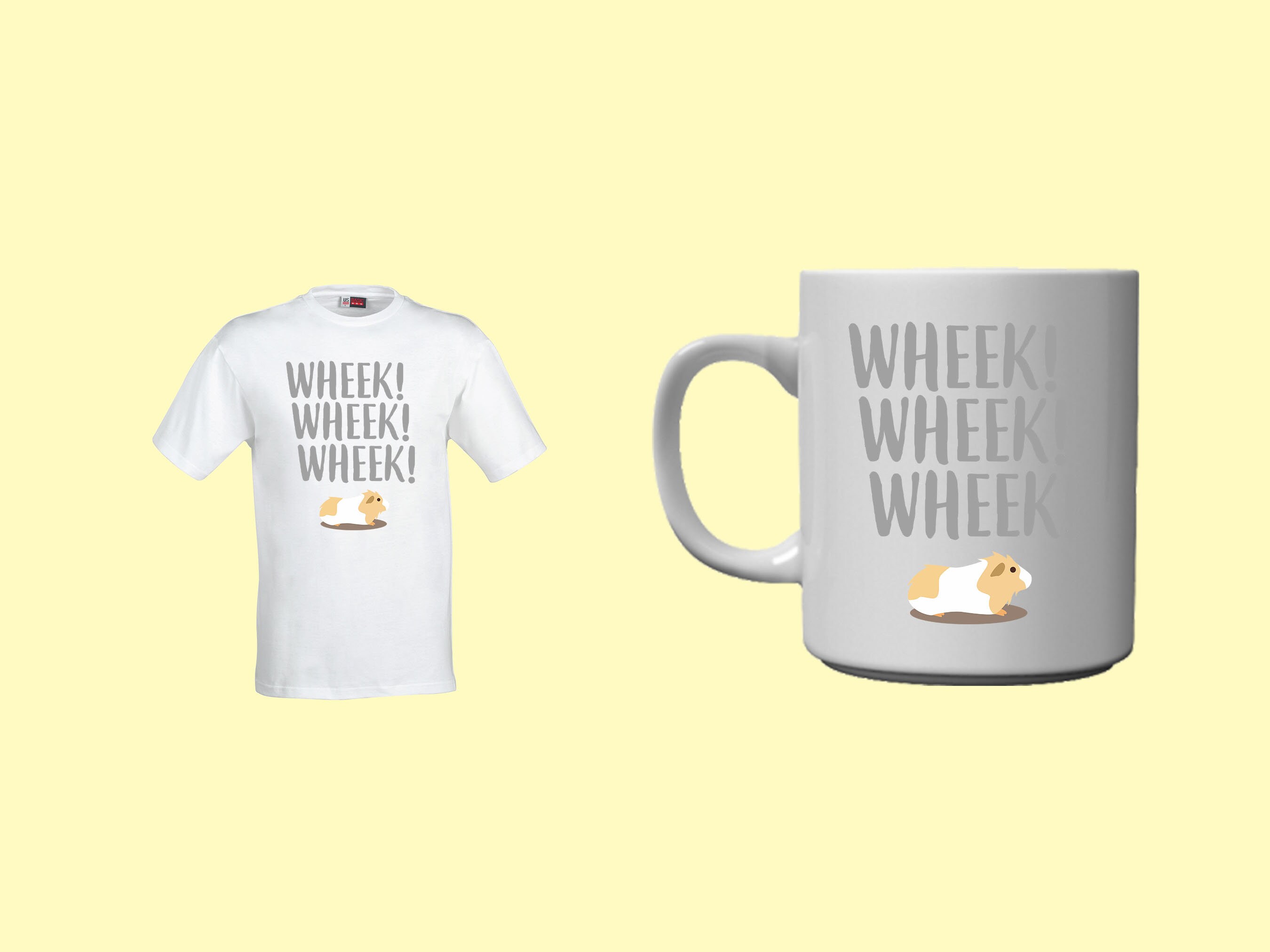 Wheek Wheek Wheek SVG Guinea Pig Design Svg Guinea Pig - Etsy