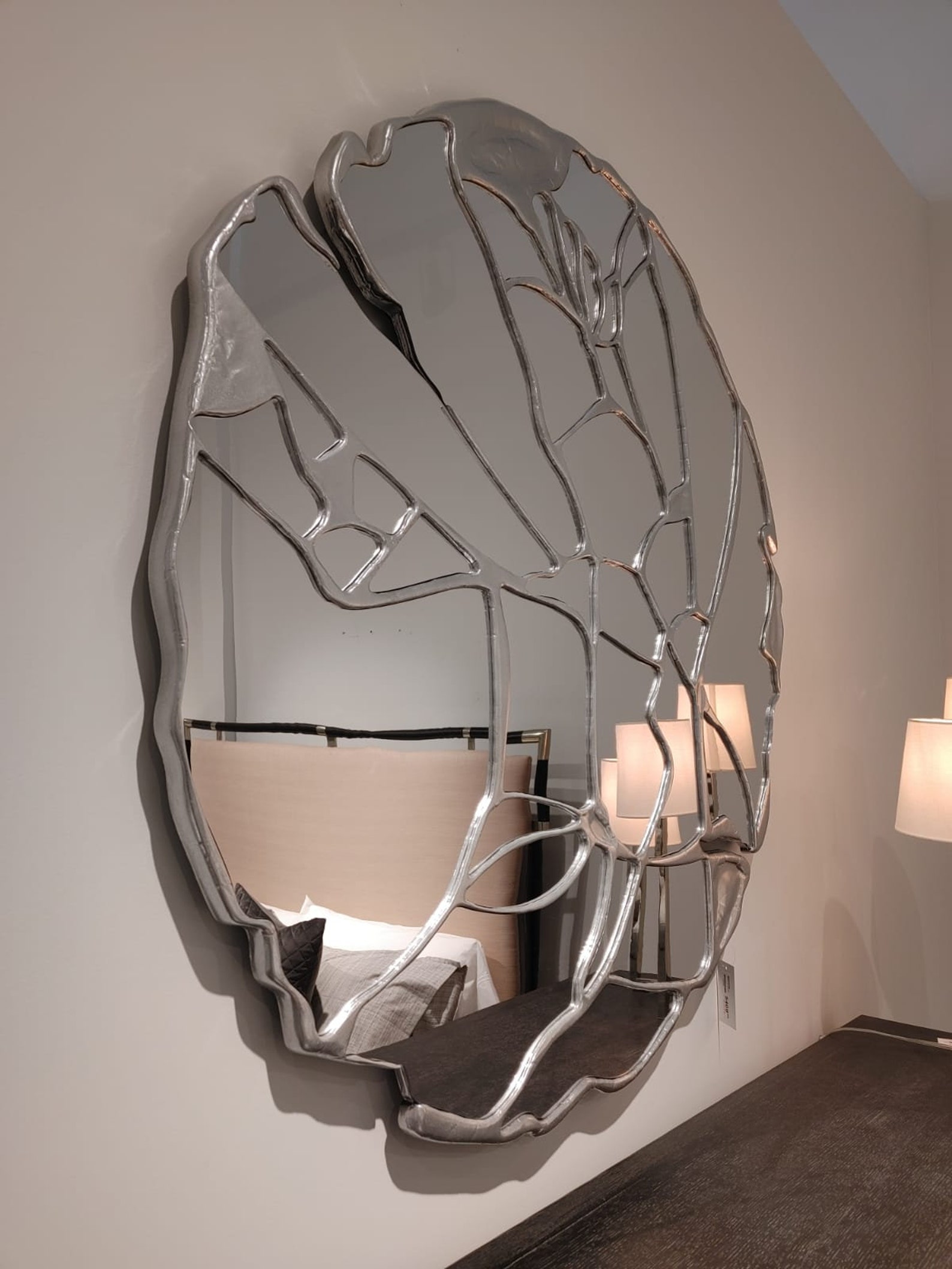 Luxurious Round Mirror Circular Modern Wall Mirror With | Etsy