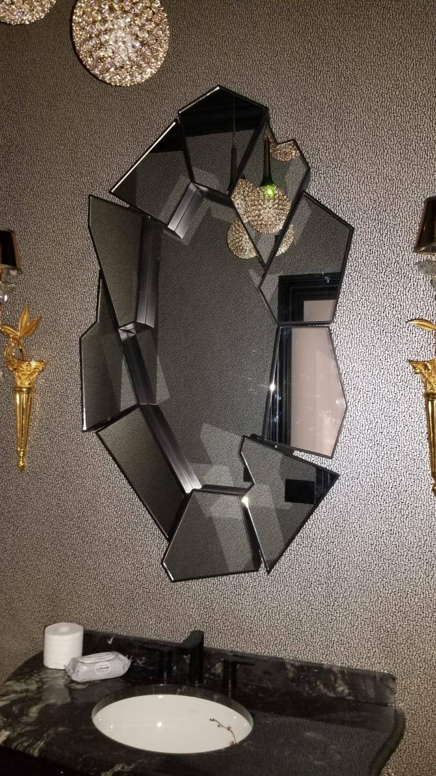 Decorative Mirror Large Designer Mirror Gold Mirror Hand - Etsy