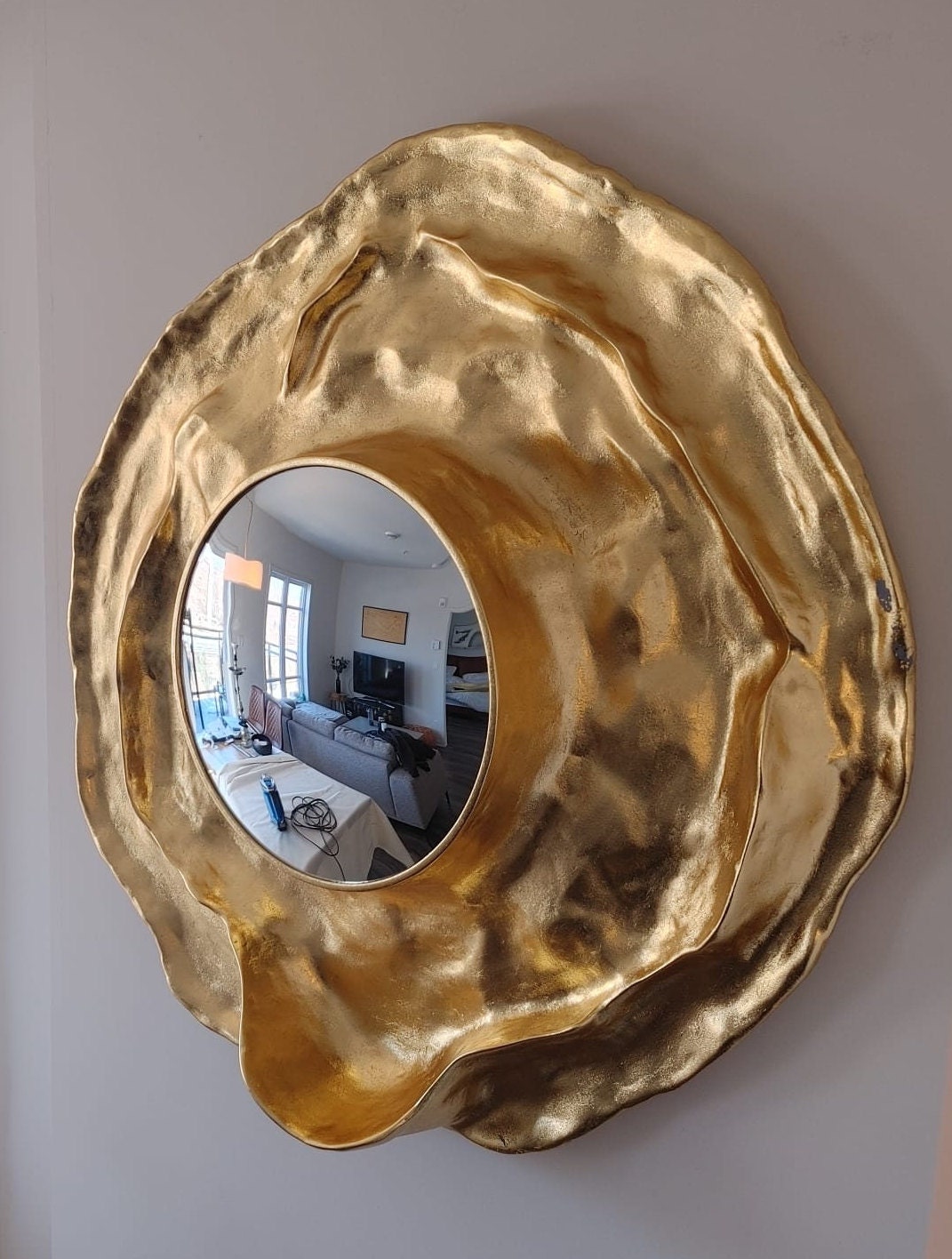 Glamorous Gold Statement Mirror - Etsy