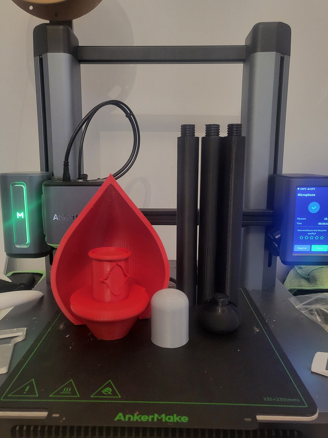 Alastor's Microphone Staff, Hazbin Hotel, Cosplay Prop, Modular Design ...