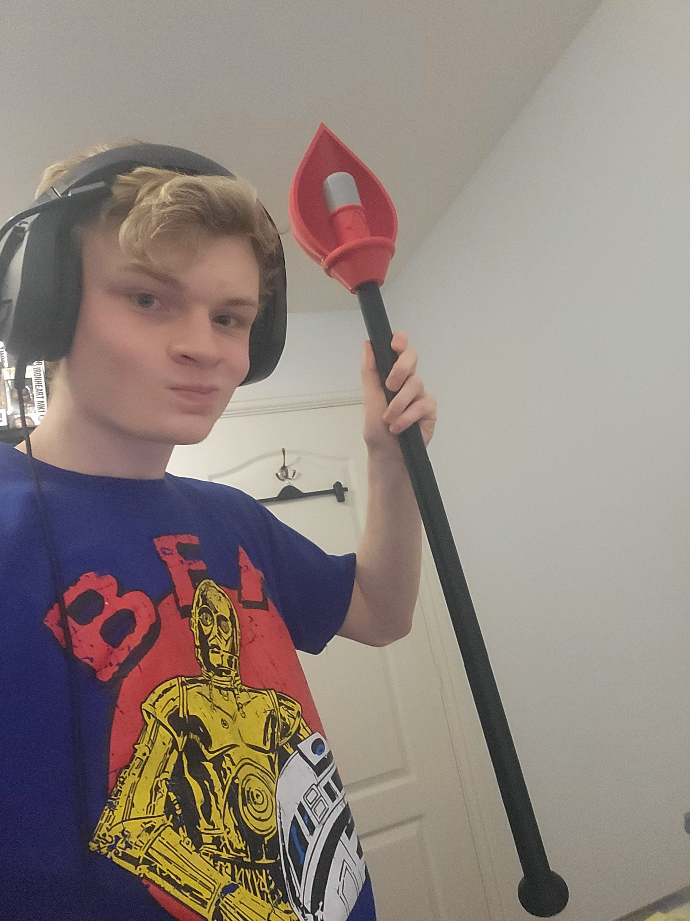 Alastor's Microphone Staff, Hazbin Hotel, Cosplay Prop, Modular Design ...