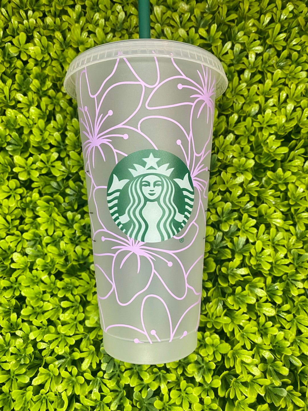 Lily Cup, Flower Cup,floral Cold Cup, Pastel Floral Cup, Gift for Mom ...