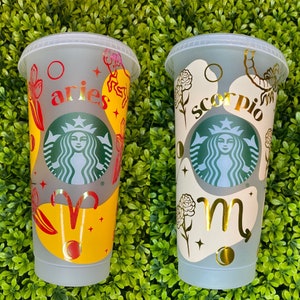 Scorpio Cup Scorpio Cold Cup Zodiac Sign Cup Scorpio Gift - Etsy
