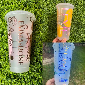 Aquarius Cup, Aquarius Cold Cup, Zodiac Sign Cup, Aquarius Gift ...