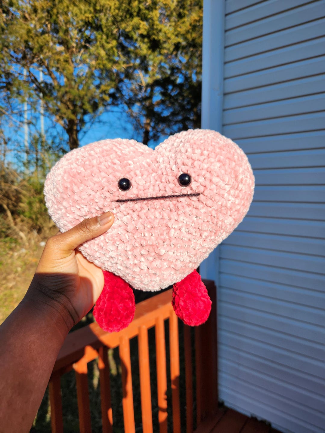 Heart Buddy Plush - Etsy