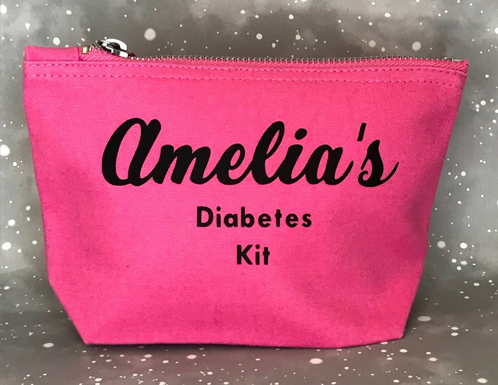 Diabetes Kit Bag Personalised Various Sizes and Colours - Etsy
