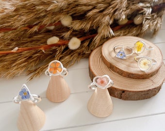 Pressed Flower Ring | Etsy