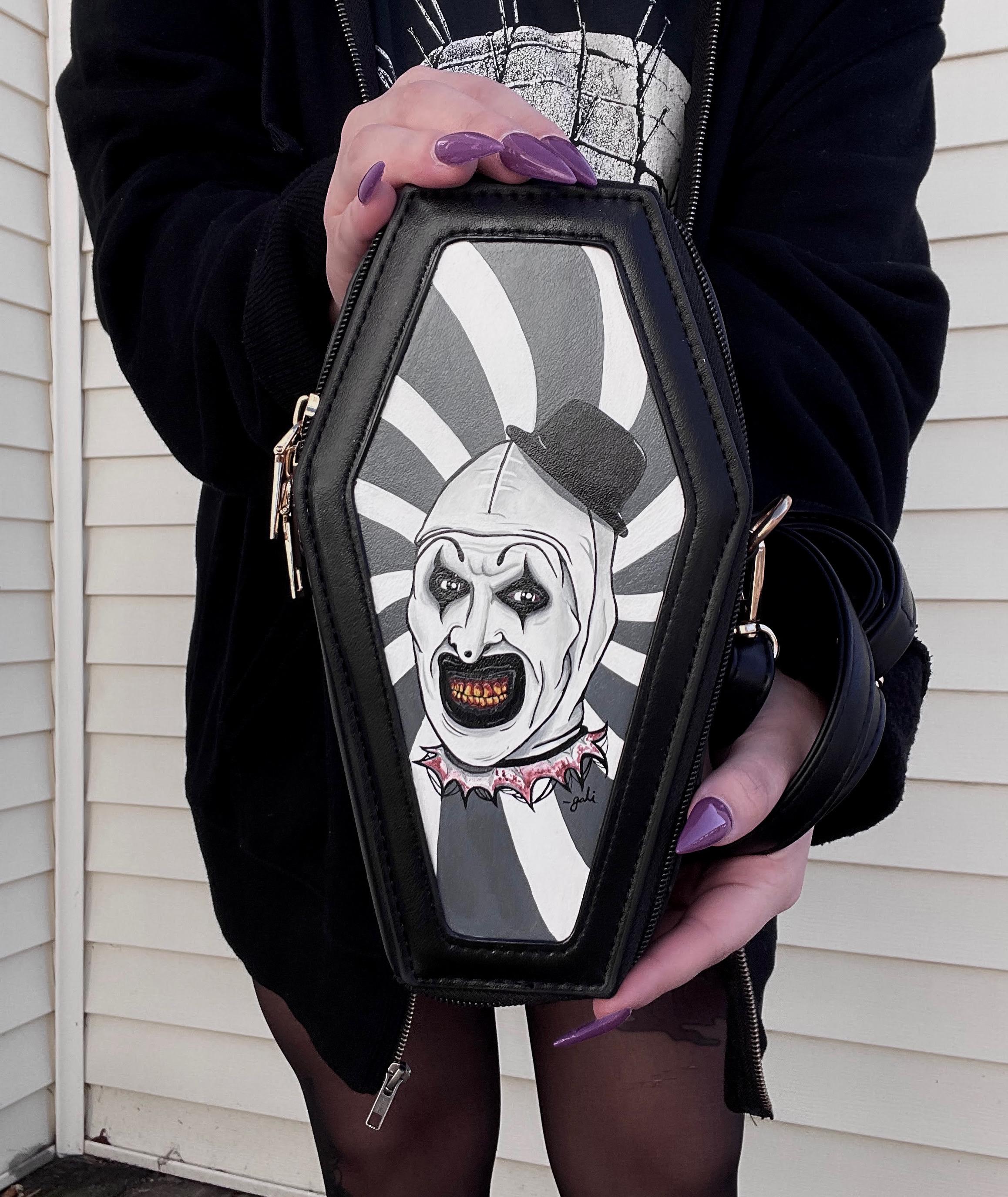 Ready to Ship- Clown Surprisesad Joker Tarot Witchy Art Goth Coffin ...