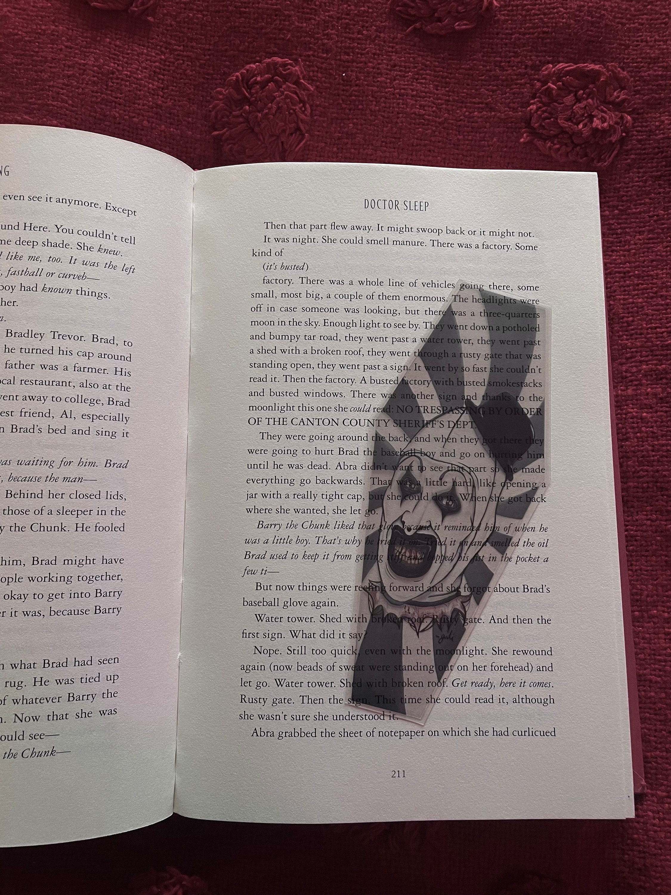 Coffin Oddity Terror gothic Movie Horror Bookmark Creepy Books Clear ...