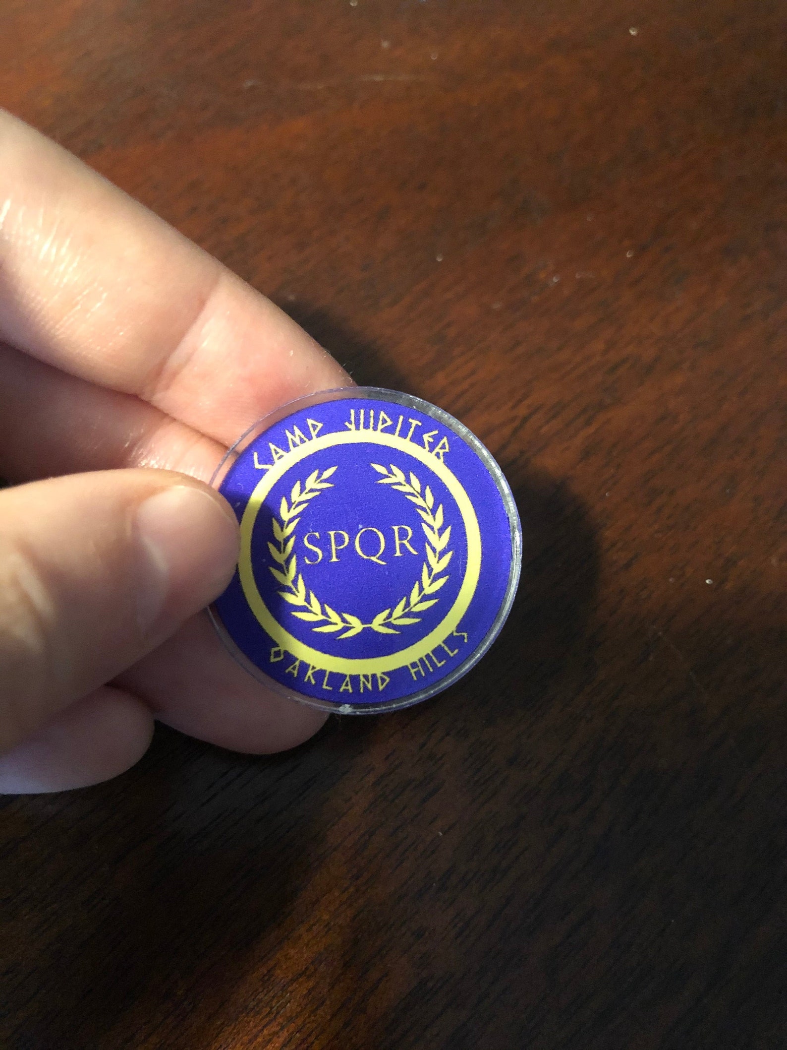 Percy Jackson Backpack Pin Camp Jupiter SPQR Gift | Etsy