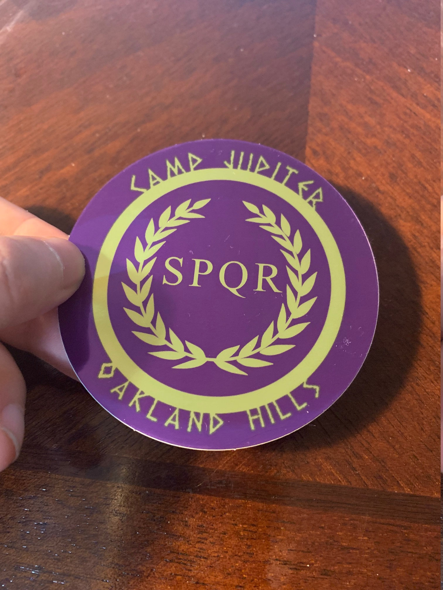 FREE SHIPPING Handmade Percy Jackson Roman SPQR Sticker 3” - Etsy UK