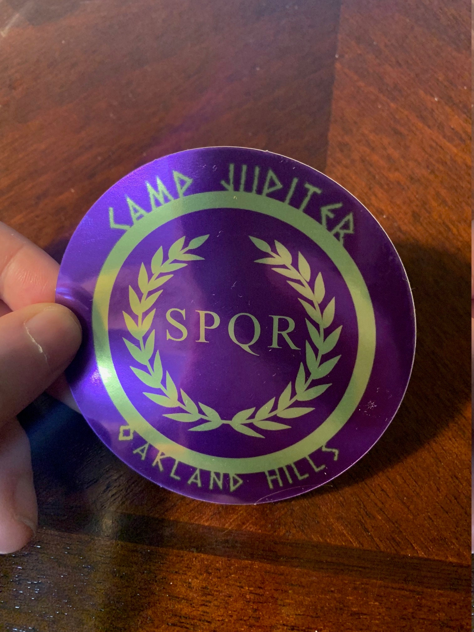 FREE SHIPPING Handmade Percy Jackson Roman SPQR Sticker 3” - Etsy UK