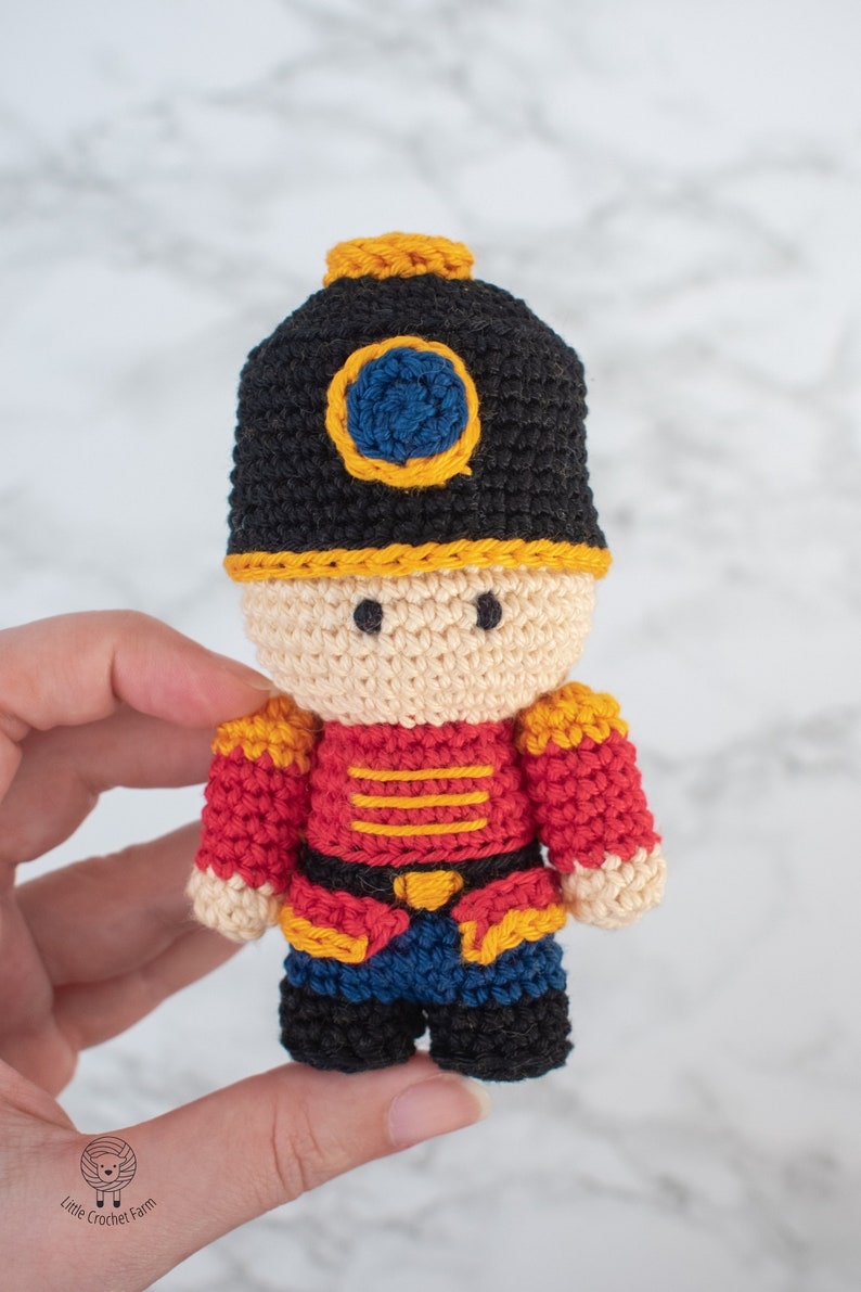 Crochet Nutcracker the Royal Soldier Amigurumi Pattern - Etsy