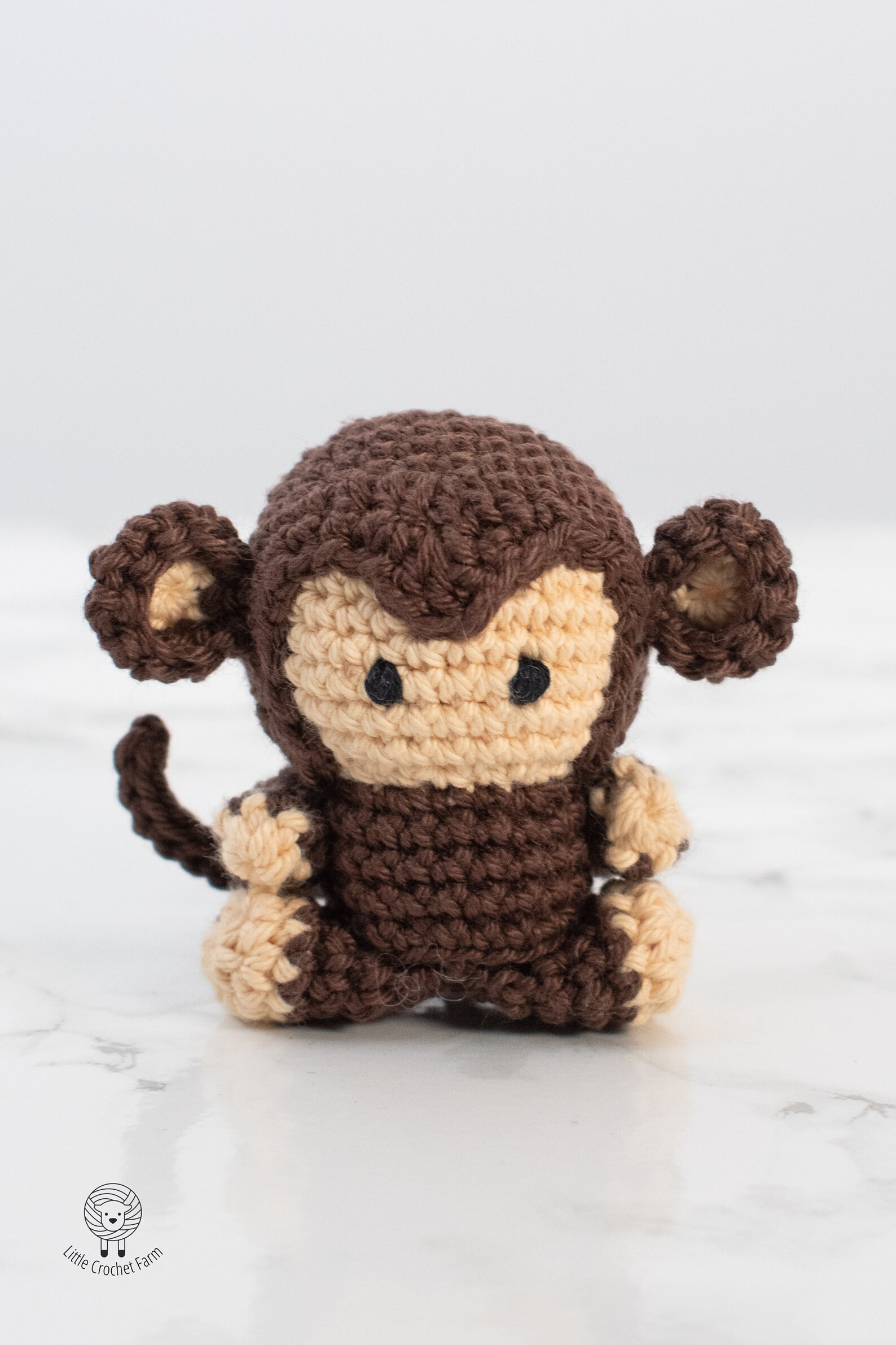 PDF Pattern & Video Tutorial: Little Monkey Amigurumi Crochet Pattern ...