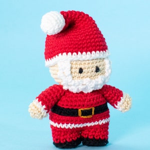 Crochet Mini Santa Claus Amigurumi Pattern | Santa Claus Christmas ...