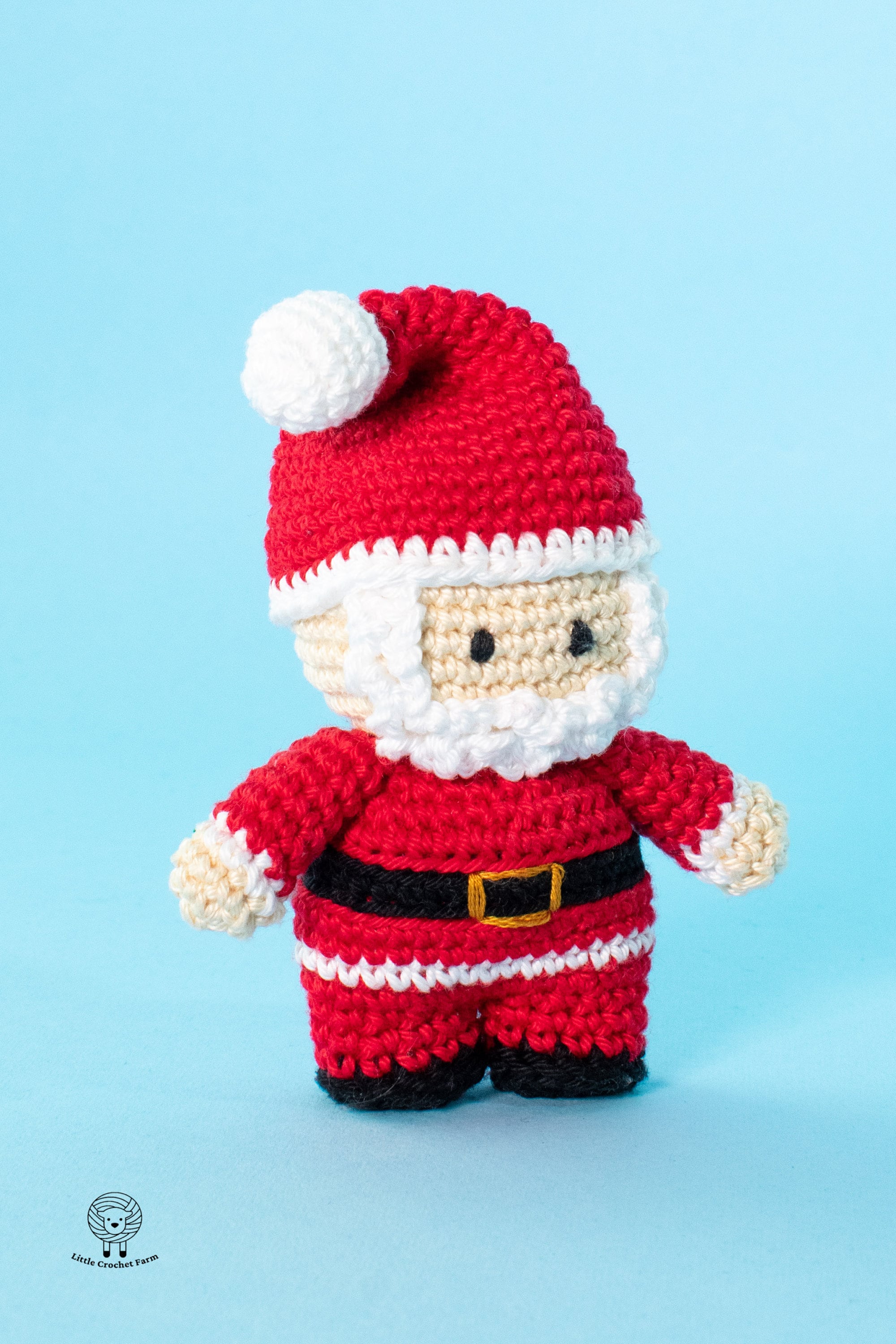 Crochet Mini Santa Claus Amigurumi Pattern | Santa Claus Christmas ...