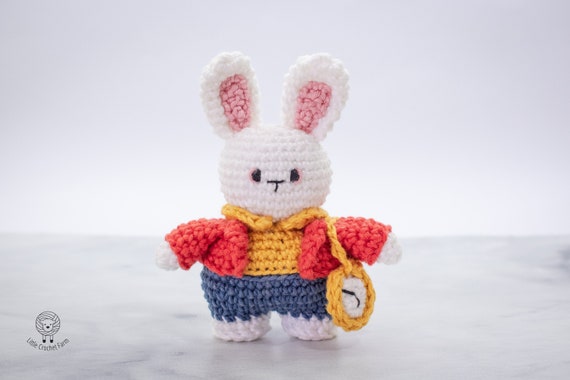 White Rabbit Amigurumi Pattern. Crochet White Rabbit Stuffed - Etsy