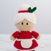 Crochet Mini Mrs. Claus Amigurumi Pattern | Mrs. Claus Christmas ...