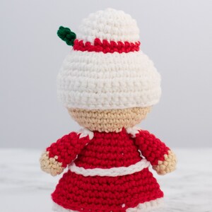 Crochet Mini Mrs. Claus Amigurumi Pattern | Mrs. Claus Christmas ...