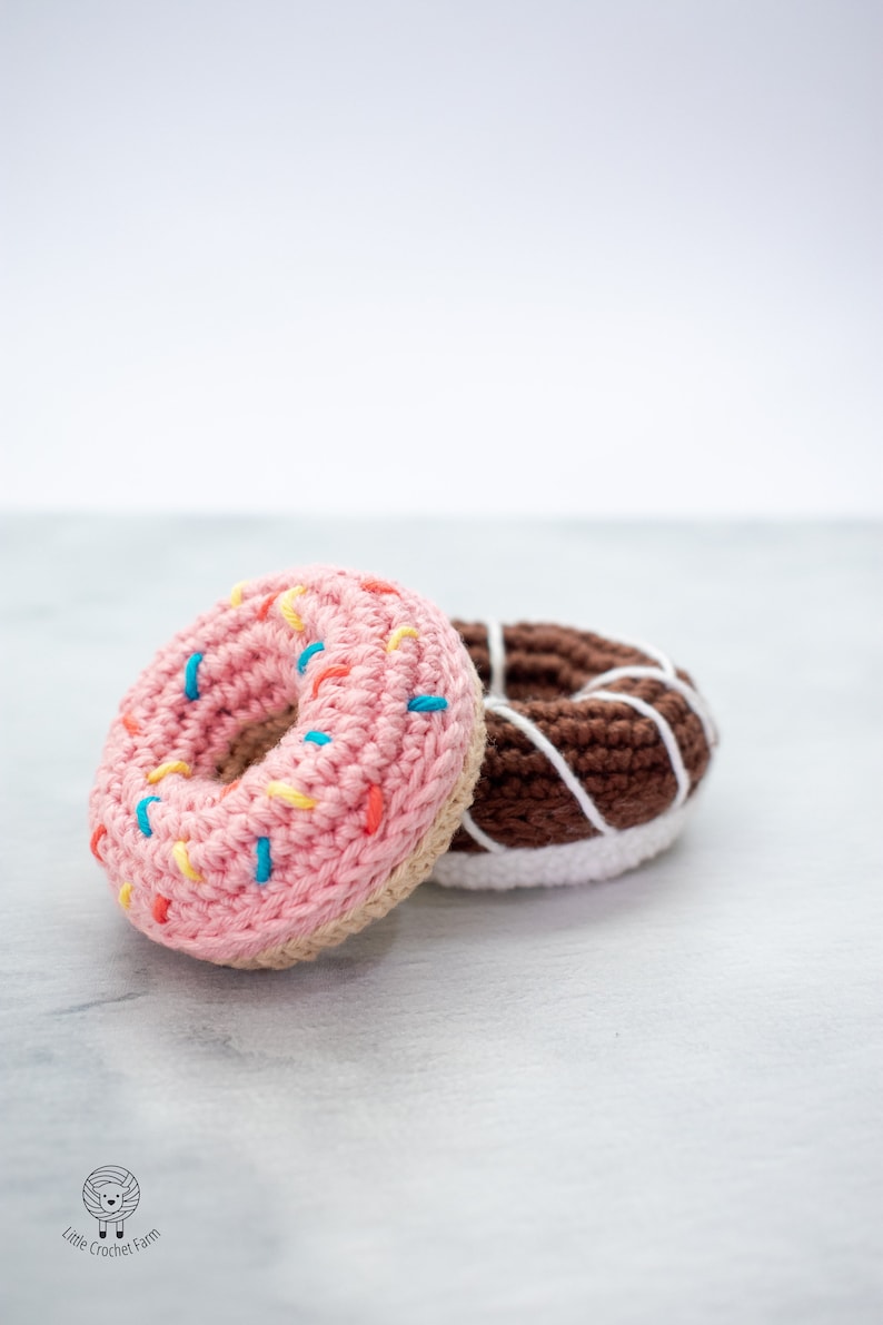 PDF Pattern & Video Tutorial: No-sew Donut Amigurumi Crochet Pattern - Etsy