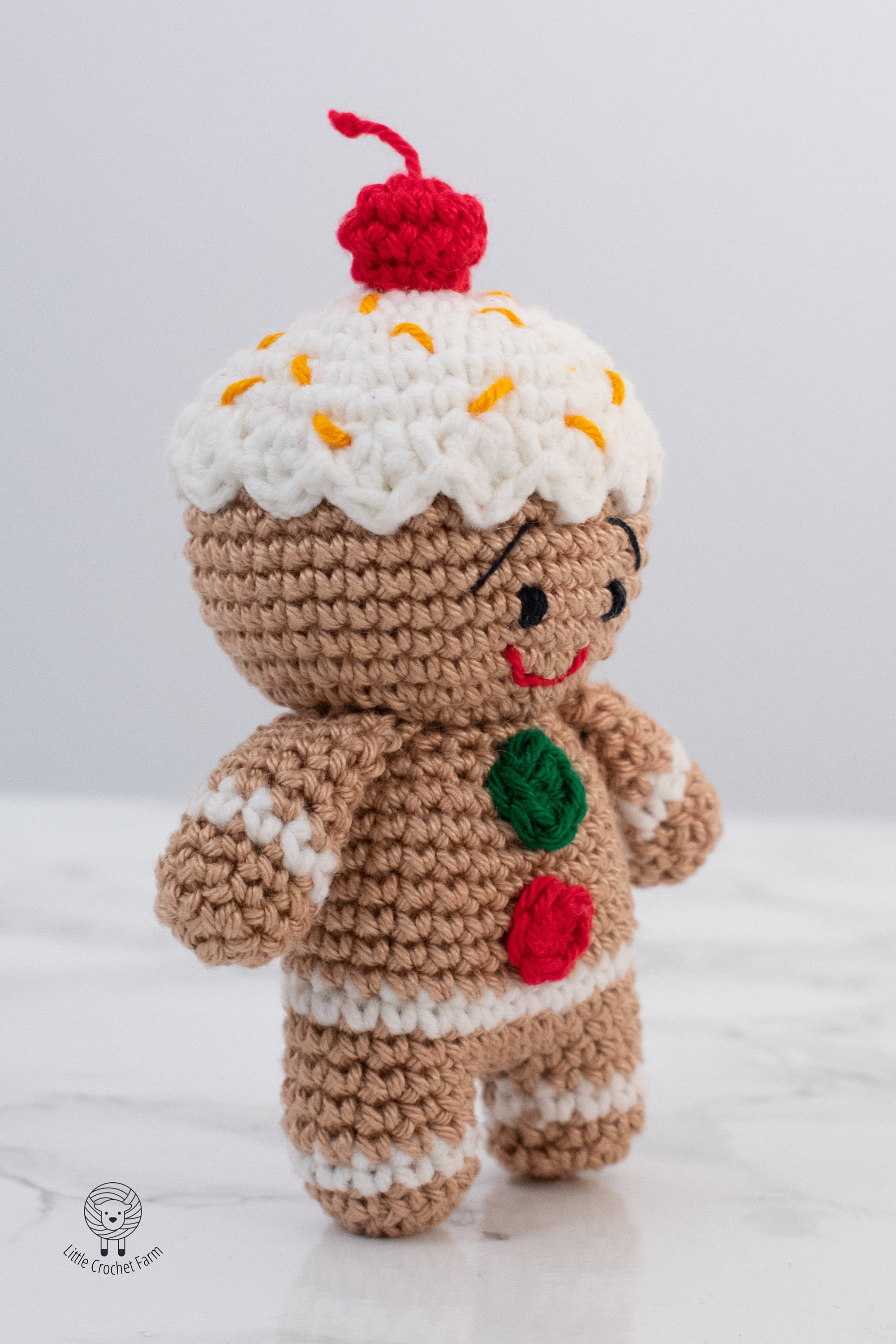 Crochet Gingerbread Man Amigurumi Pattern Gingerbread Man - Etsy