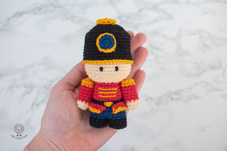 Crochet Nutcracker the Royal Soldier Amigurumi Pattern - Etsy