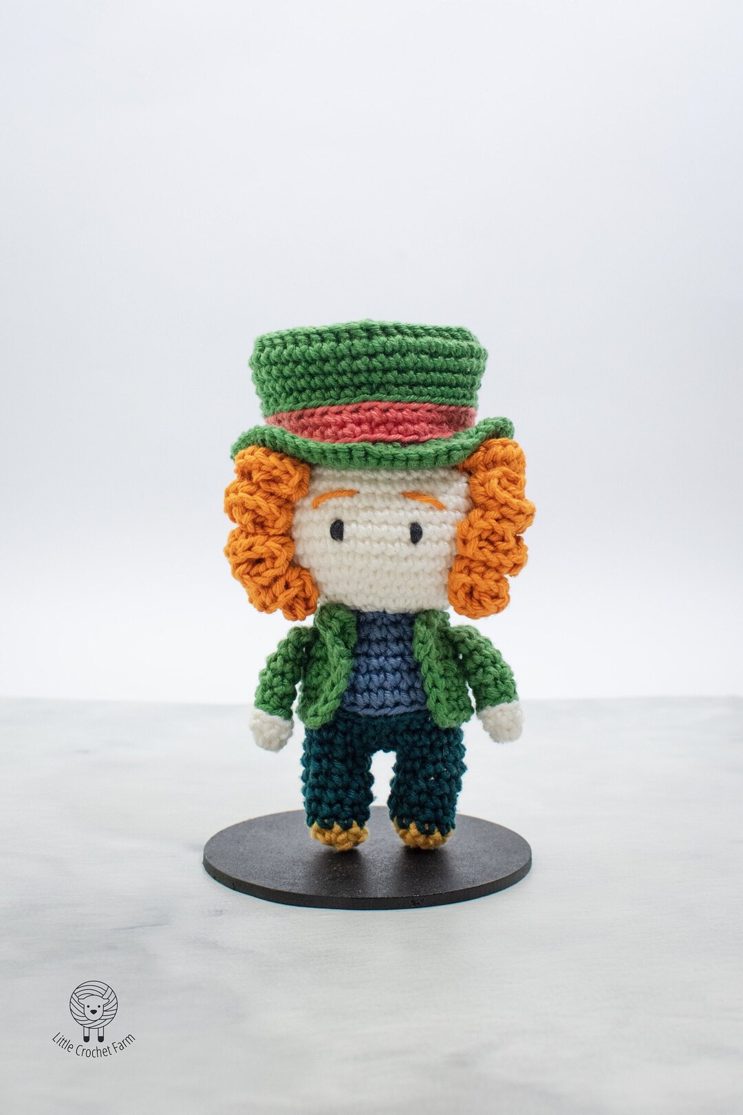 Mad Hatter Amigurumi Pattern. Crochet Mad Hatter Stuffed Toy PDF ...