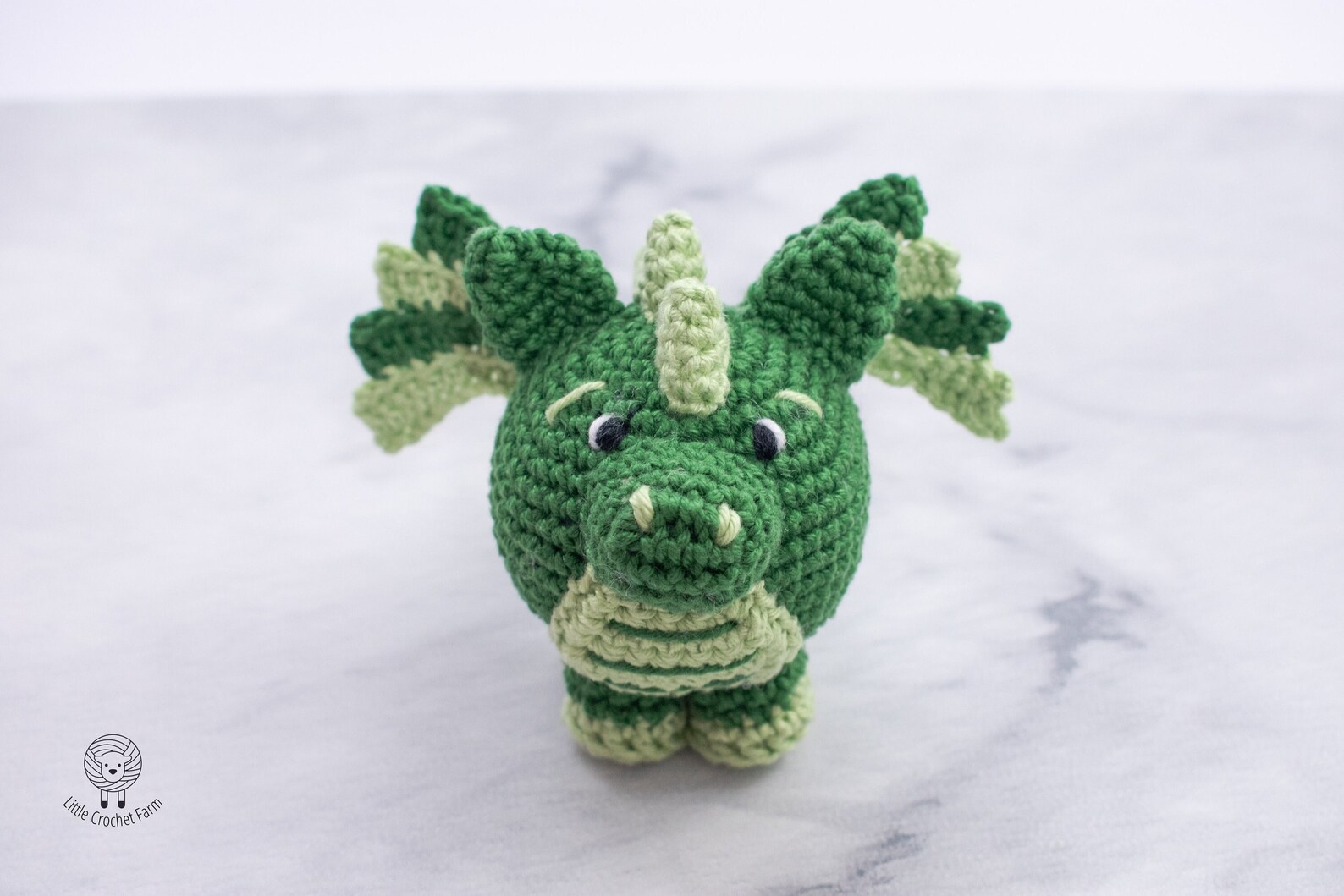 Mini Dragon Amigurumi Pattern. Chubby Dragon Crochet Pattern. | Etsy
