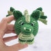 Mini Dragon Amigurumi Pattern. Chubby Dragon Crochet Pattern. Stuffed ...
