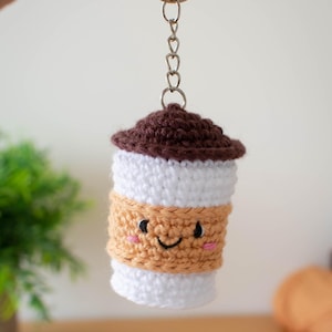 PDF Coffee Keychain Crochet Pattern, Mini Amigurumi Cup, Crochet Kids ...