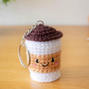 PDF Coffee Keychain Crochet Pattern, Mini Amigurumi Cup, Crochet Kids ...